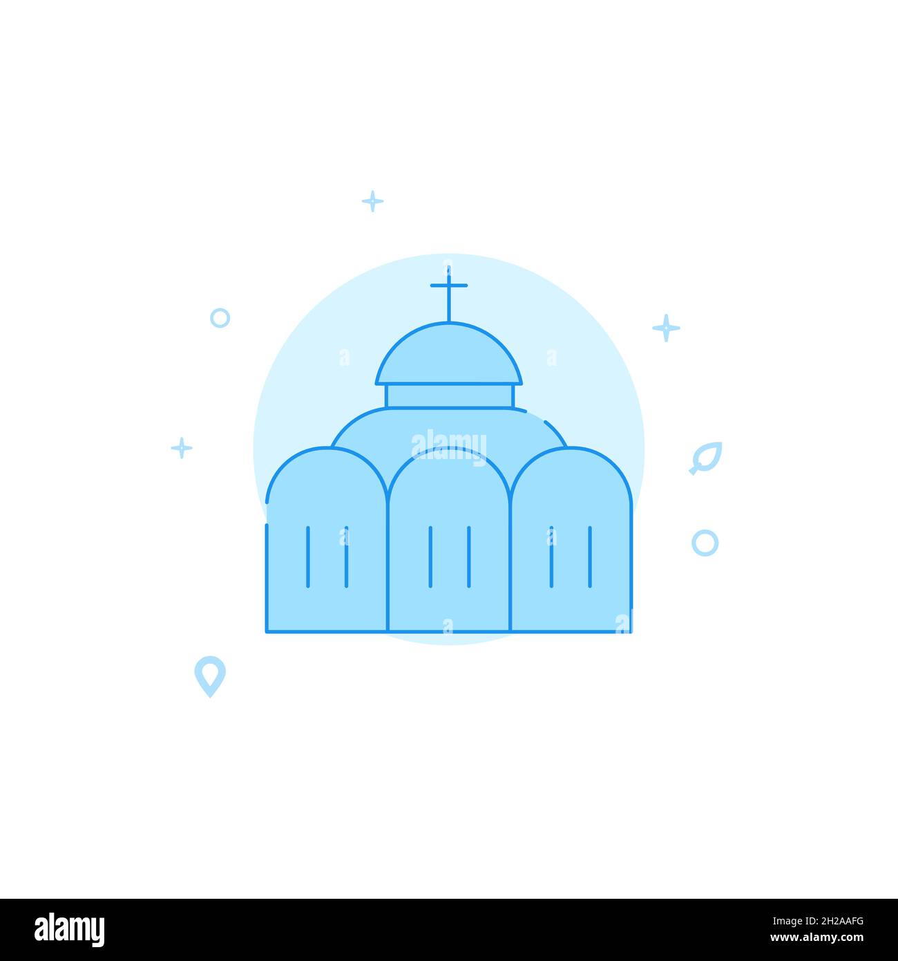 Byzantine greek orthodox church dome Stock Vector Images - Alamy