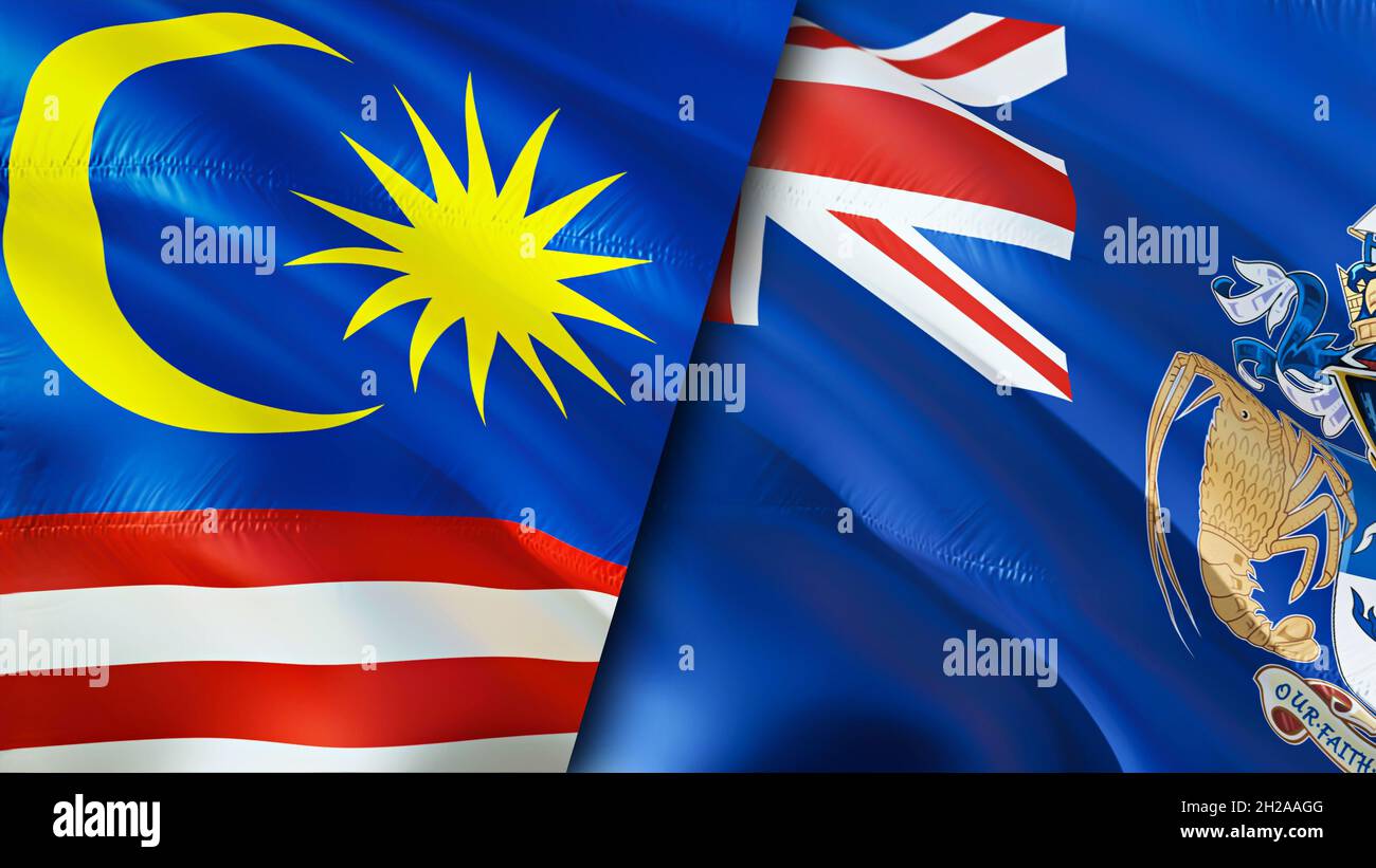 Malaysia tristan da cunha flag hi-res stock photography and images - Alamy