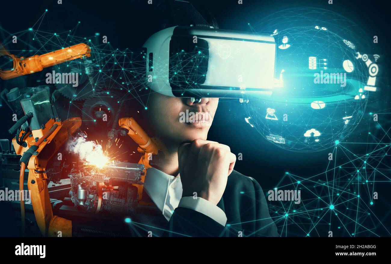 Digital factory simulation hi-res stock photography and images - Alamy
