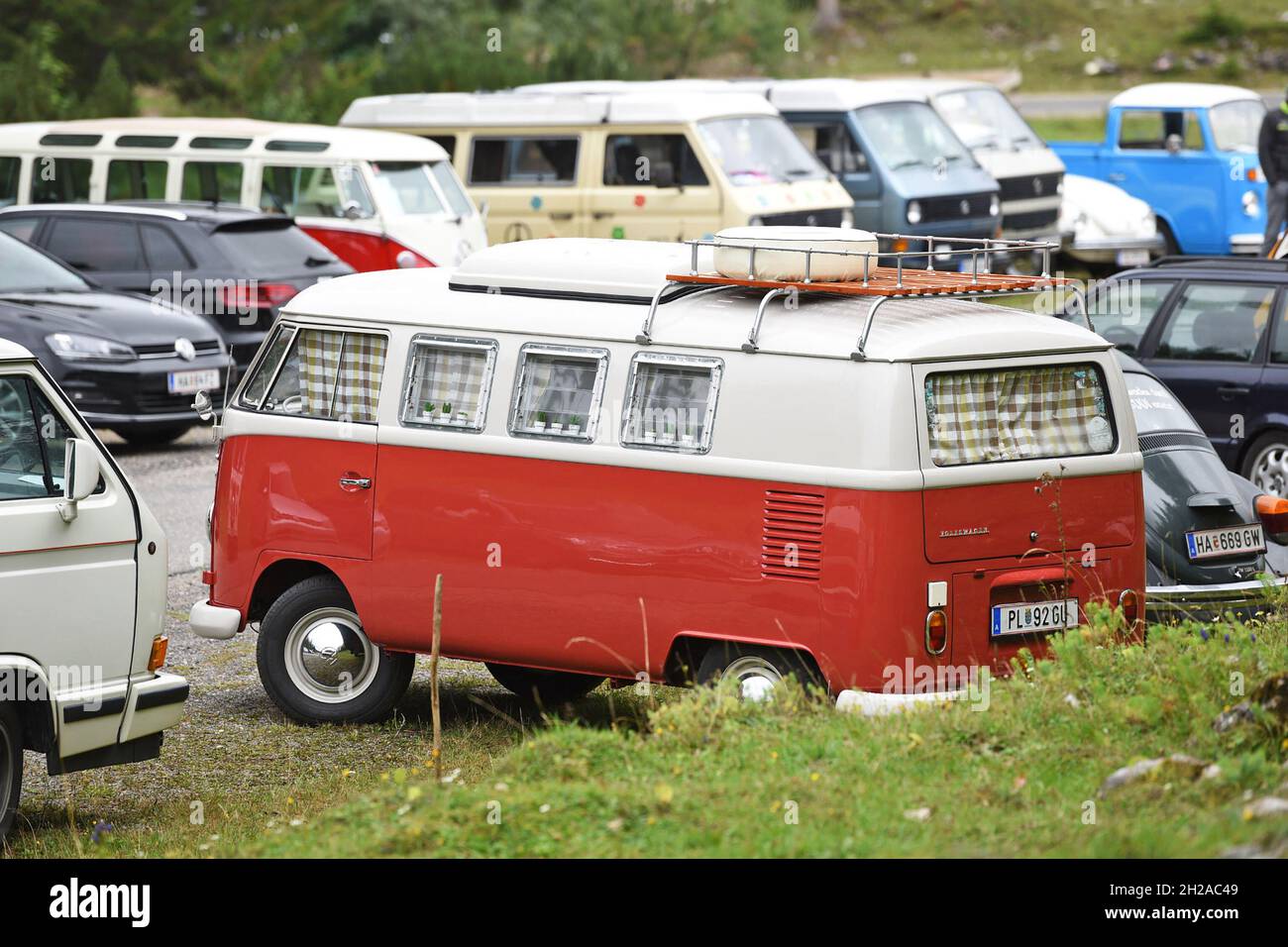 VW-Klassiker auf der Postalm (Salzburg, Österreich) - Jedes Jahr im ...