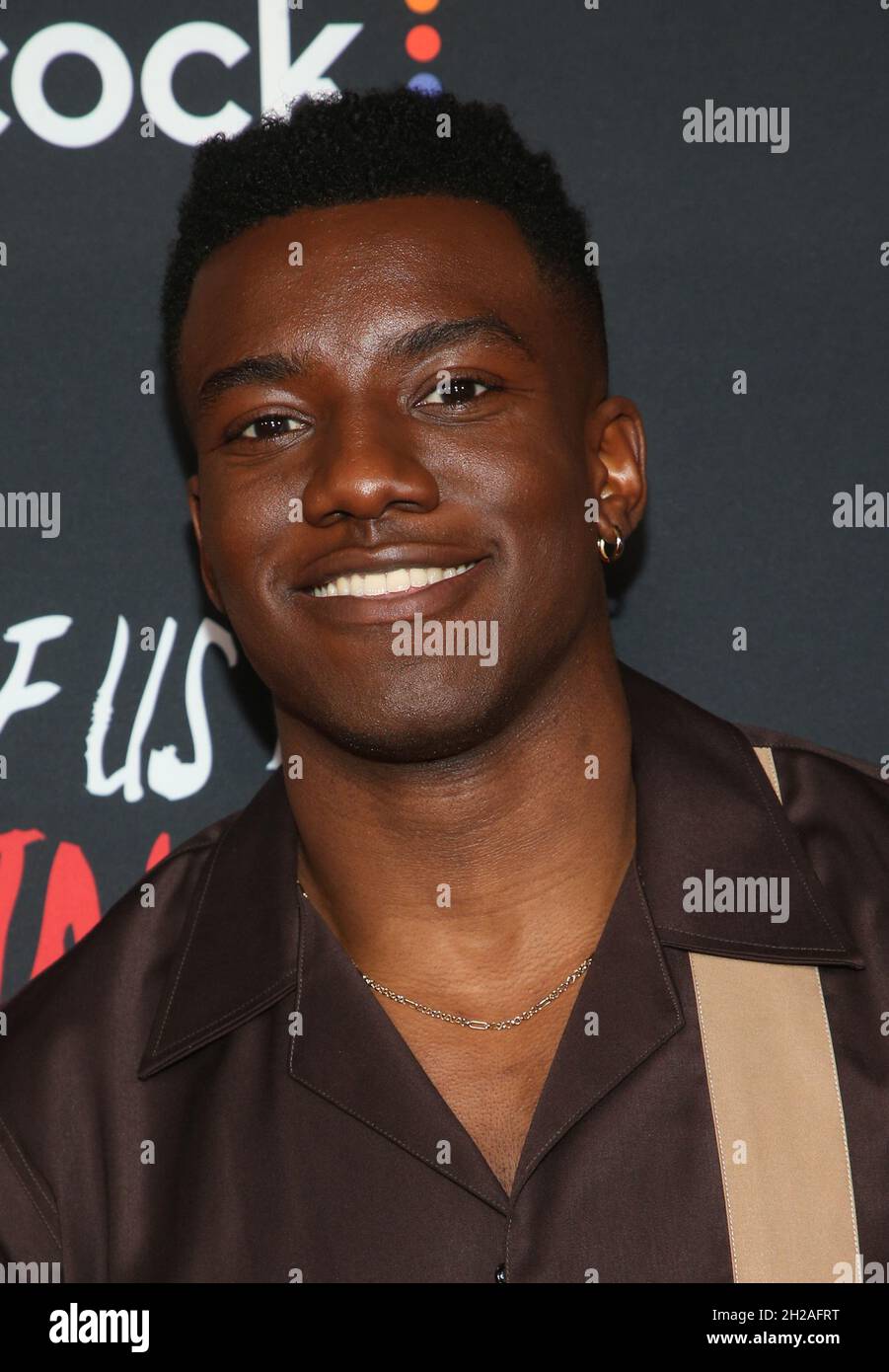 Santa Monica, Ca. 20th Oct, 2021. Chibuikem Uche at Peacock's One Of Us ...