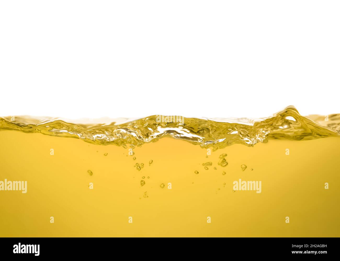 Oil flow on white background. Color liquid Stock Photo - Alamy
