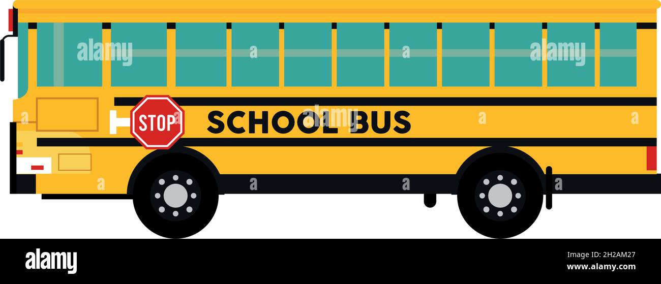 school bus long Stock Vector Image & Art - Alamy
