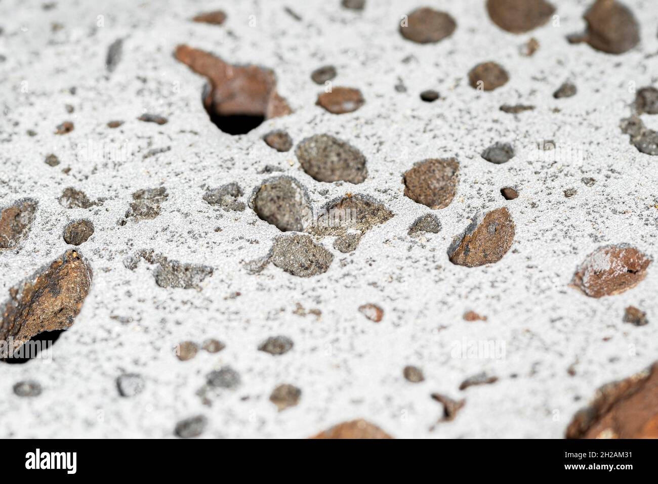 Slice texture of gray volcanic rock, macro Stock Photo - Alamy