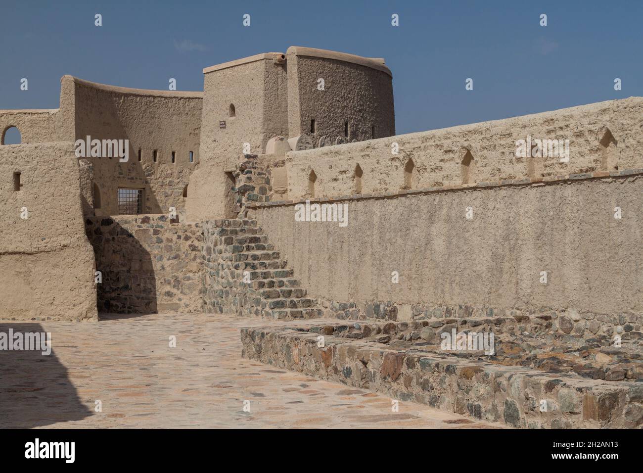 Walls of Bahla Fort, Oman Stock Photo - Alamy