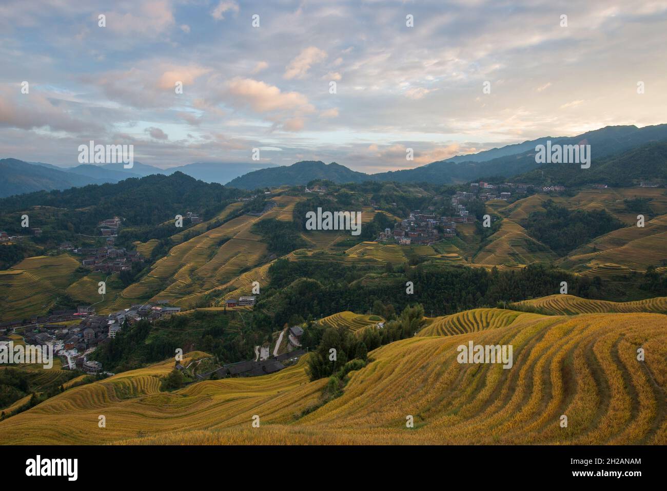 Pingan Rice Terraces High Resolution Stock Photography and Images - Alamy