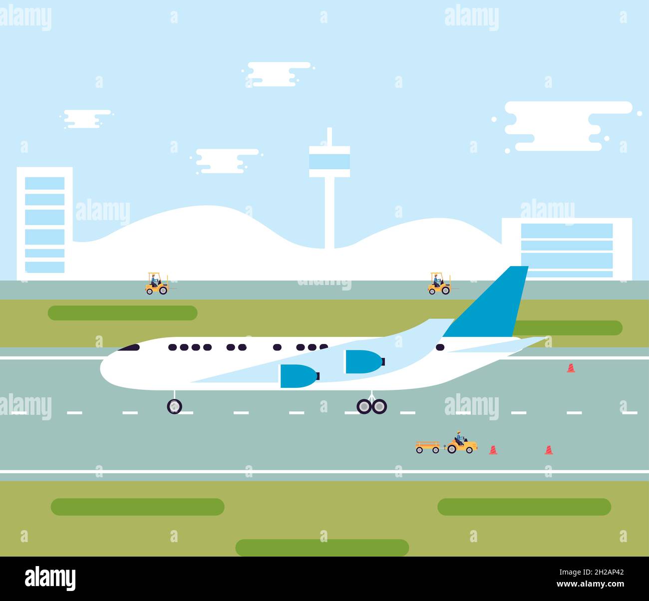 Aircraft cones Stock Vector Images - Alamy