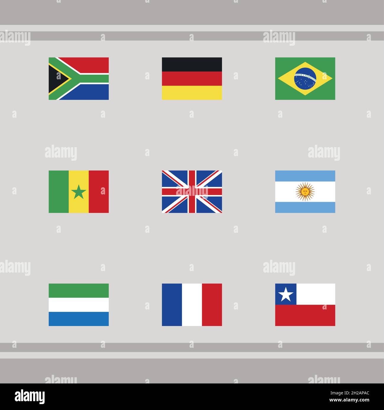 South africa and chile Stock Vector Images - Alamy