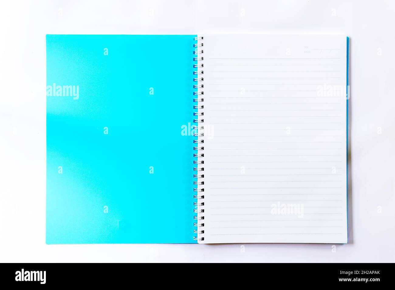 Colorful note book isolated on white background Stock Photo - Alamy