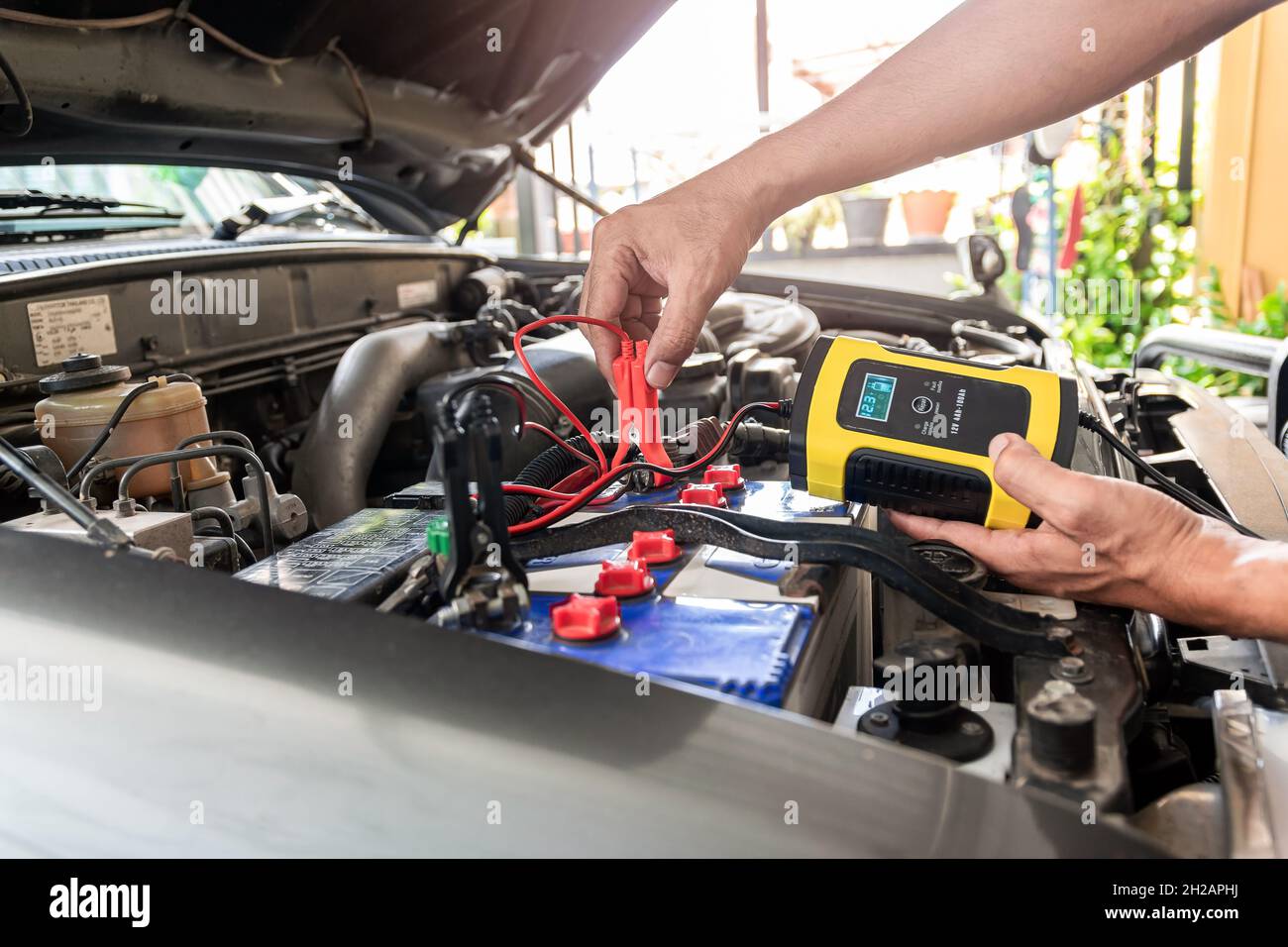 Engineering is using the instrument to measure the voltage and ...