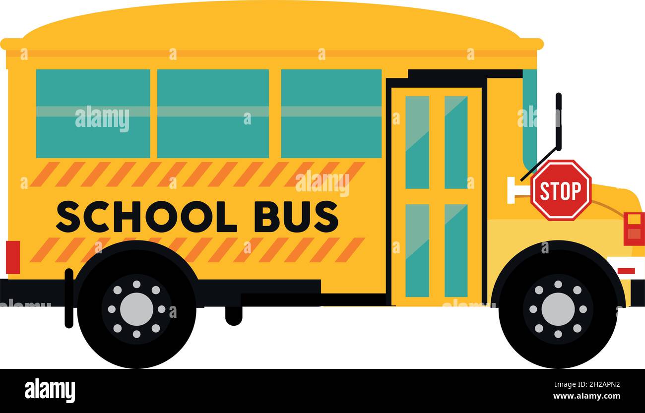school bus little Stock Vector Image & Art - Alamy