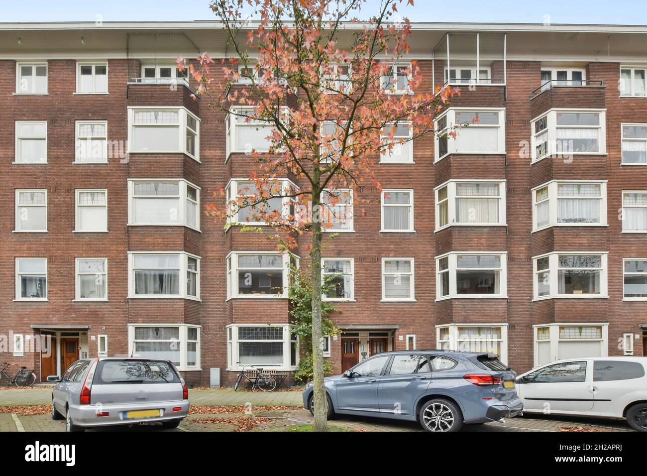 Nice view of luxury residential building facade Stock Photo - Alamy