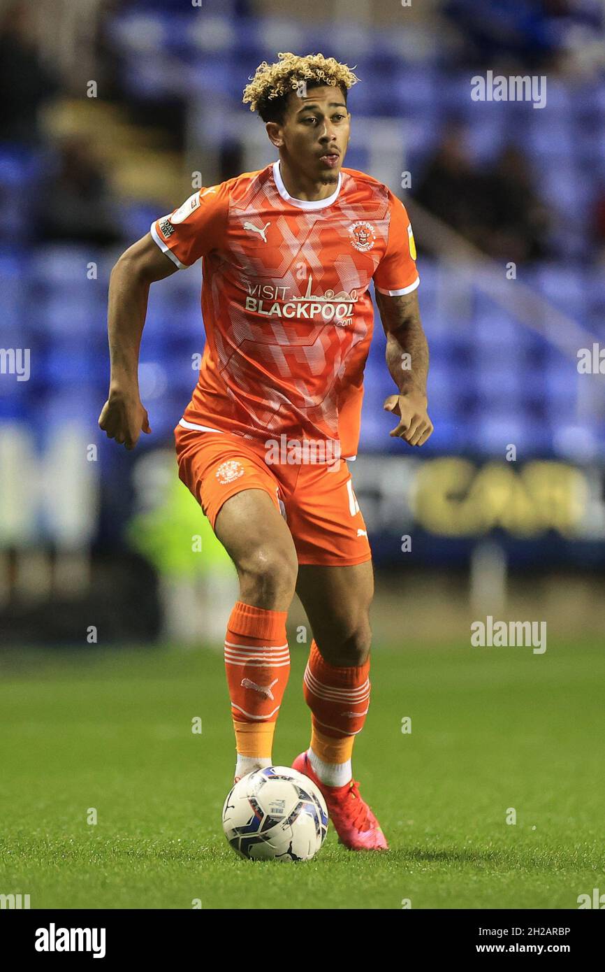 Jordan Gabriel #4 Of Blackpool during the game Stock Photo - Alamy