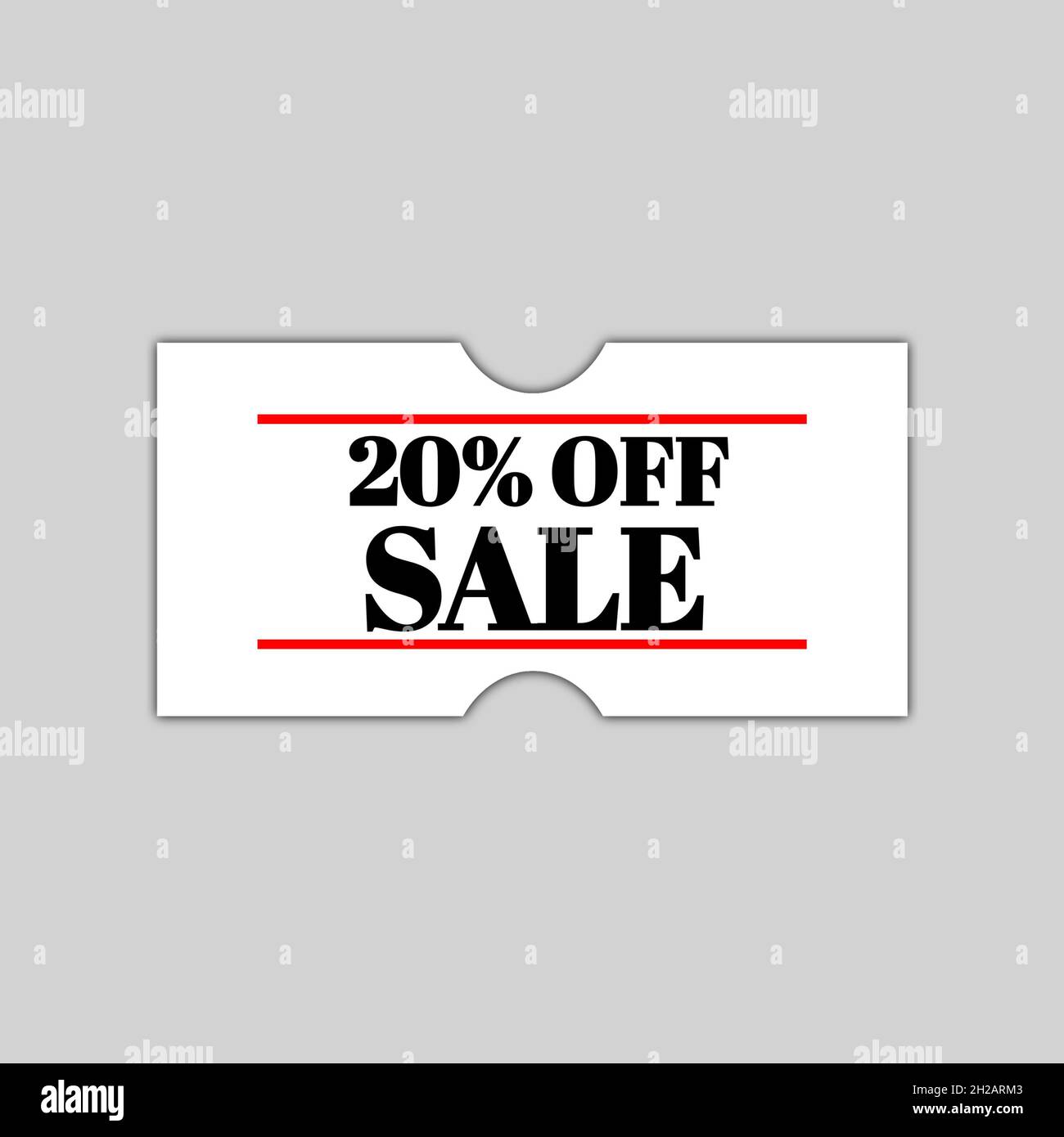 20 percent flat design hi-res stock photography and images - Alamy