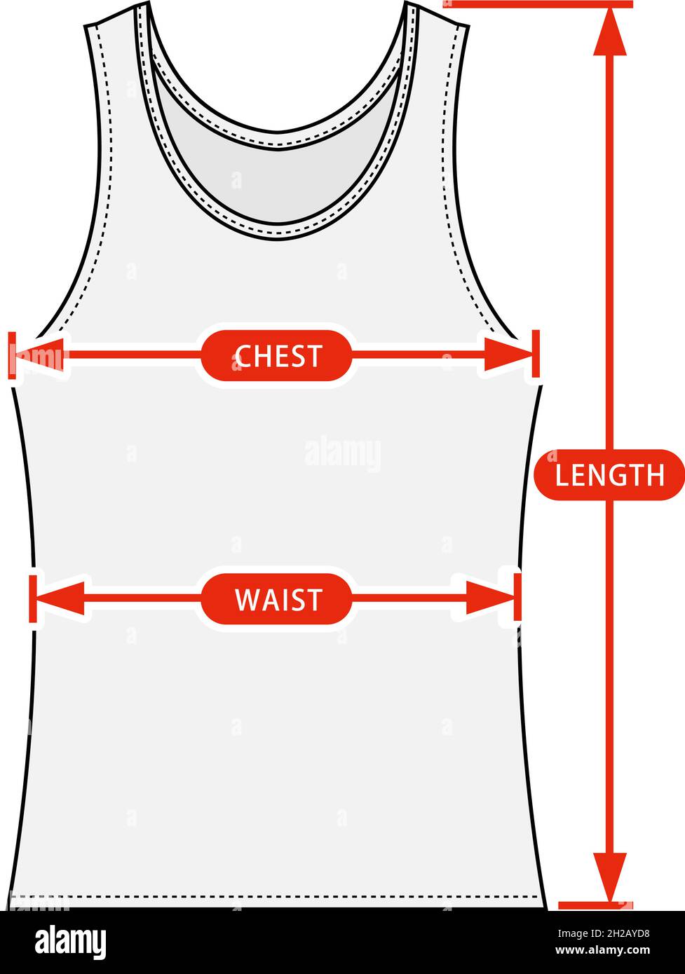 Woman in casual tank Stock Vector Images - Alamy