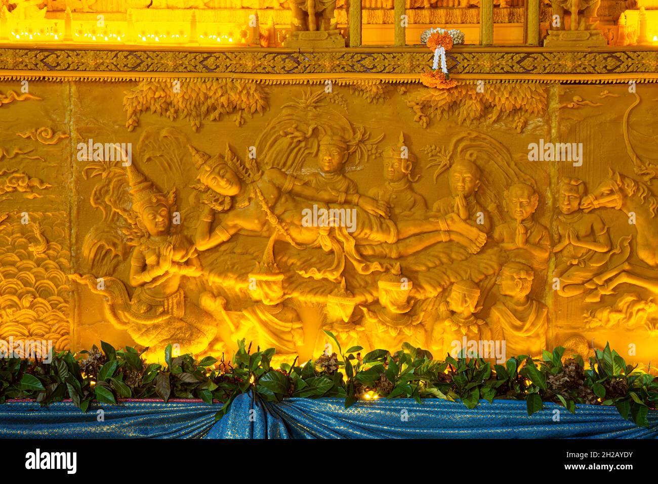 Thailand wax castle festival hi-res stock photography and images - Alamy