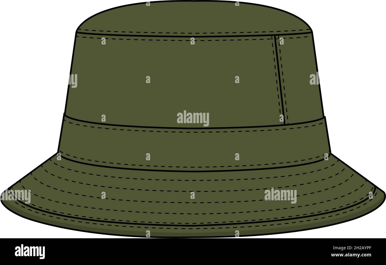 Bucket hat hats Stock Vector Images - Alamy