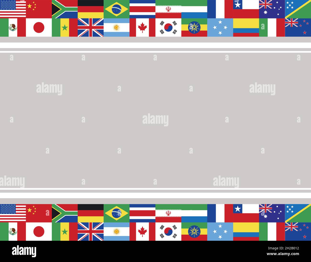 countries flags frame Stock Vector Image & Art - Alamy