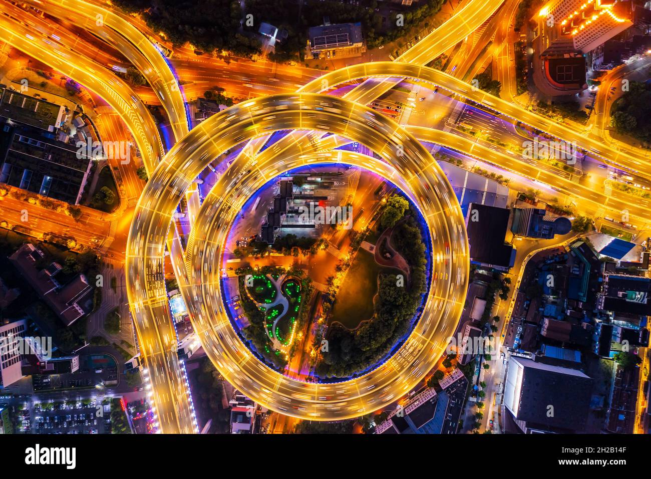Shanghai interchange road hi-res stock photography and images - Alamy