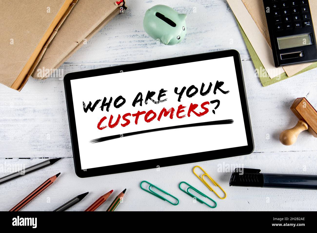 Marketing concept who customer hi-res stock photography and images - Alamy