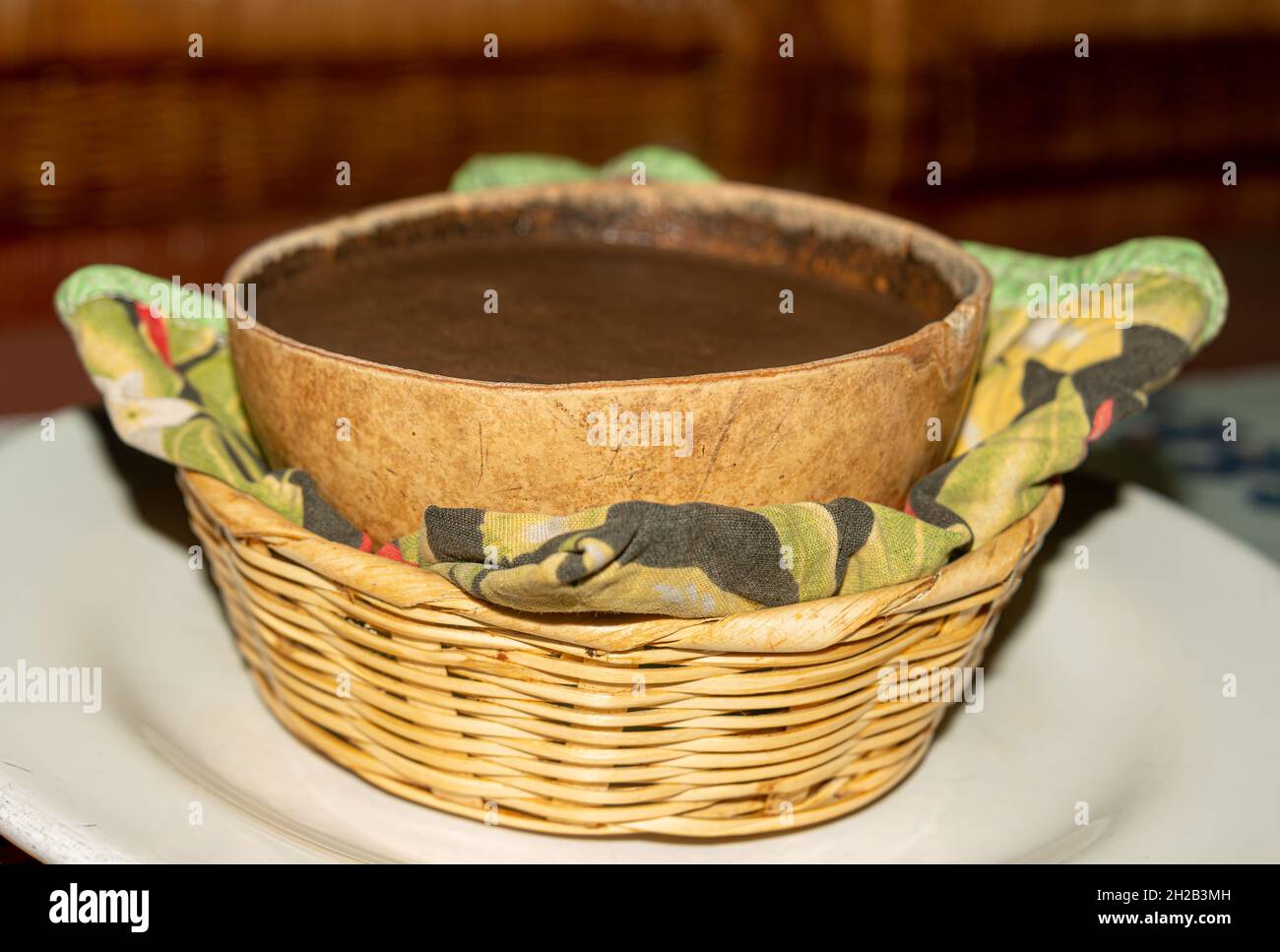 Image of a pozol traditional drink from Chiapas, Mexico made from cocoa ...