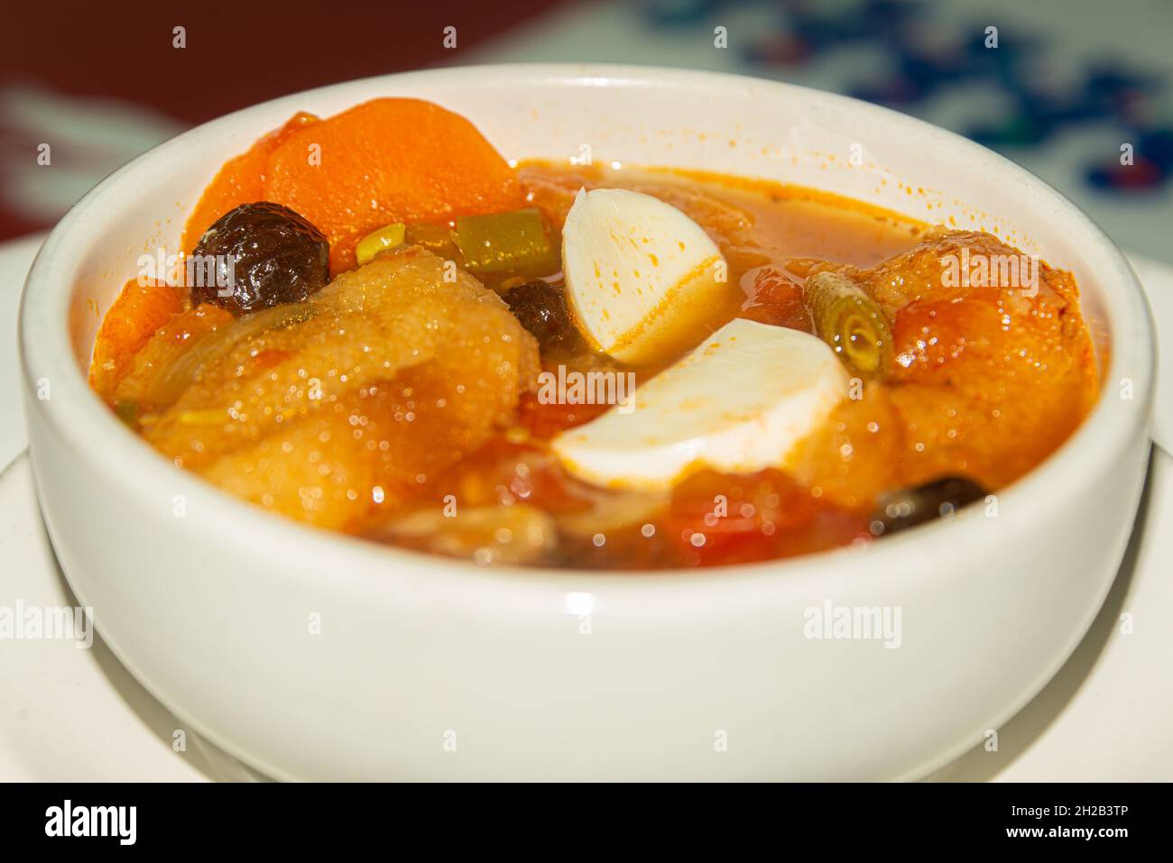 Image of traditional bread soup from San Cristobal de las Casas ...
