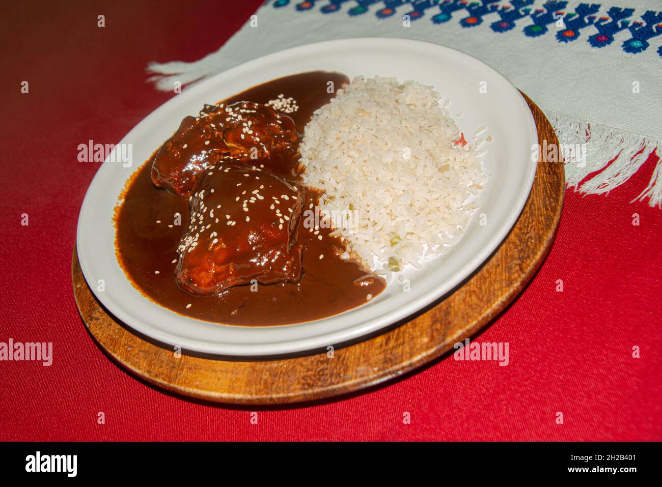 Image of traditional mole chiapaneco from Mexico Stock Photo - Alamy