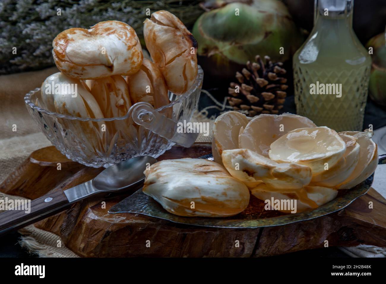 Palmyra palm flower hi-res stock photography and images - Alamy