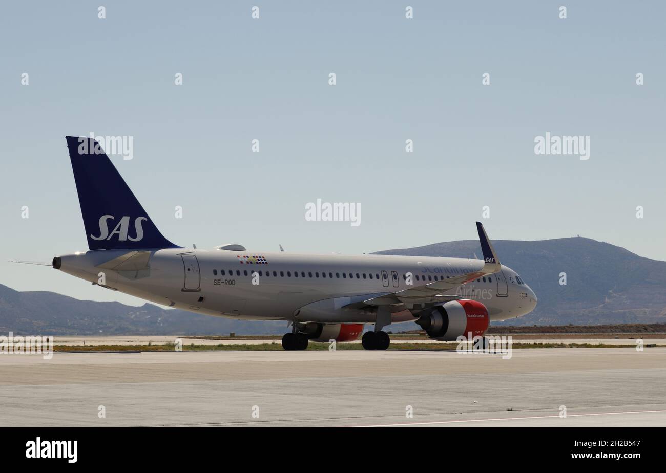 SAS Aircraft 'SE-ROD' Stock Photo - Alamy