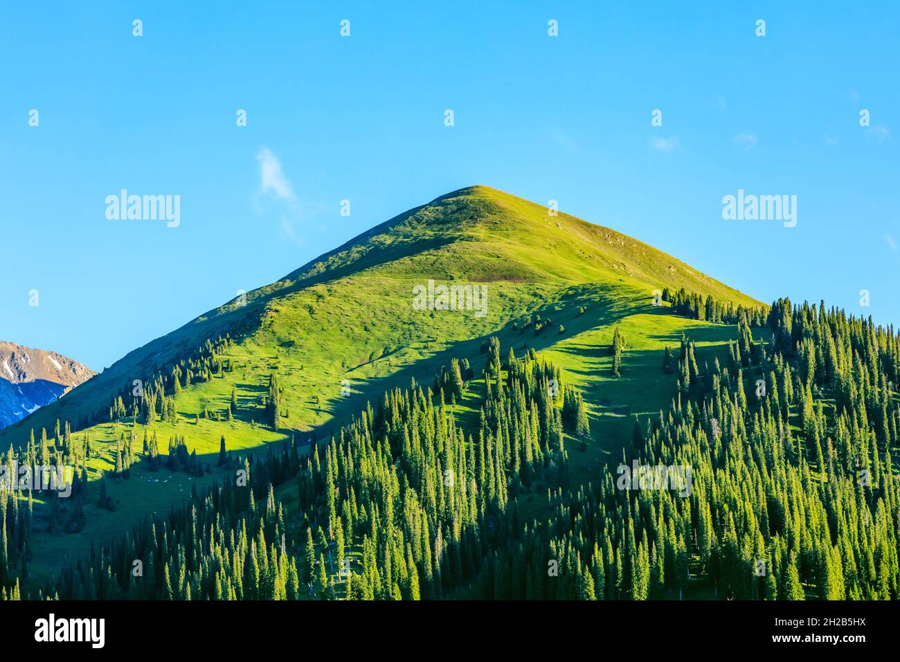 Nalati grassland with beautiful mountain natural landscape in Xinjiang ...
