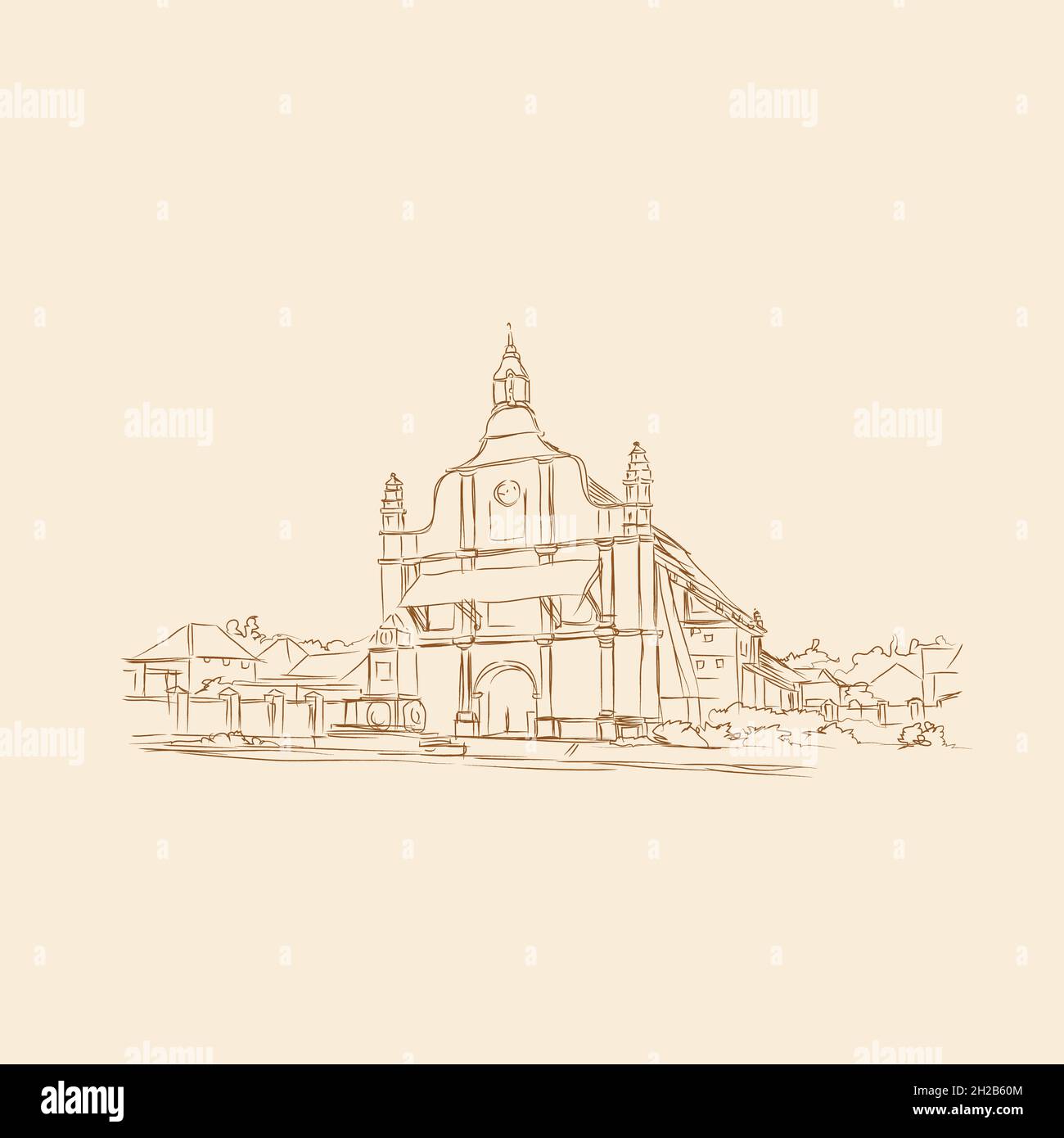 Historical illustration in Cochin Stock Photo - Alamy