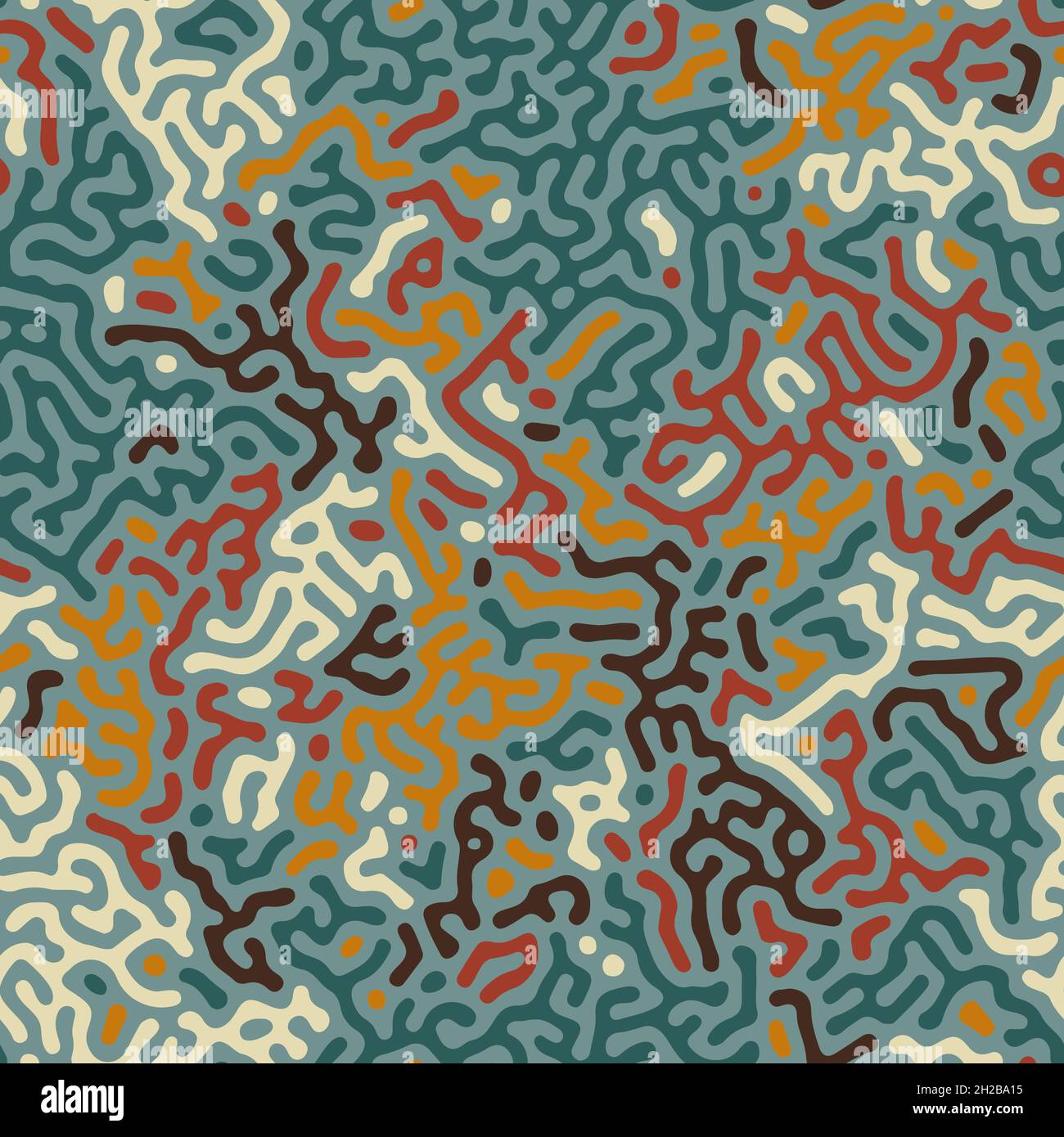 Abstract organic shapes background, natural biological maze labyrinth ...