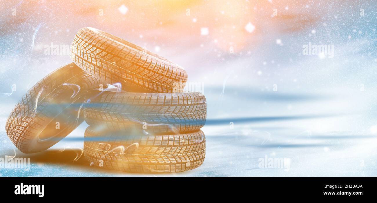 tires in smoke on a colored background Stock Photo - Alamy