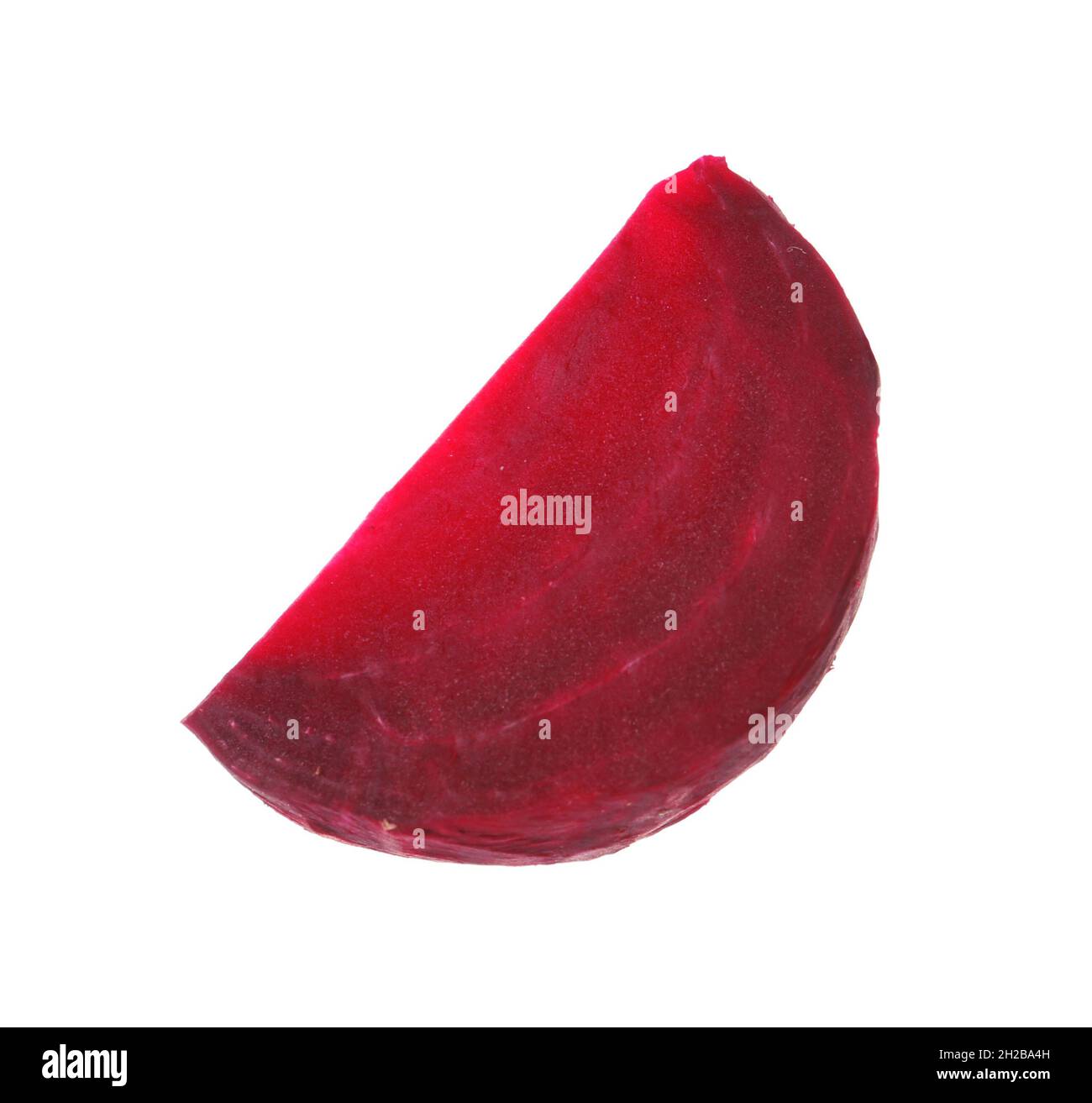 Slice of ripe beet on white background Stock Photo - Alamy