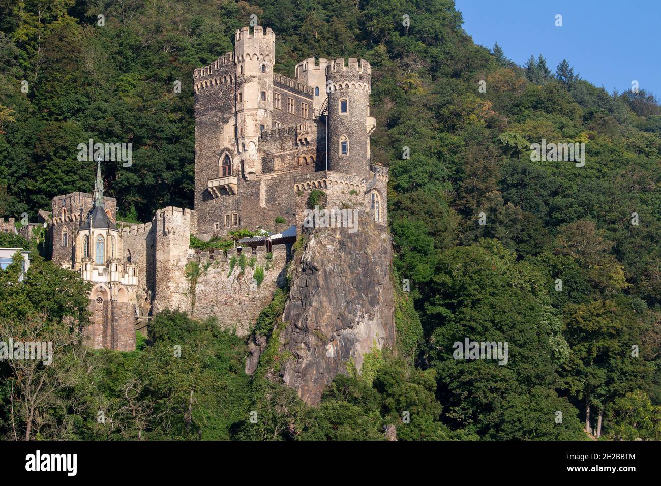 Burg rheinstein castle on rhine hi-res stock photography and images - Alamy