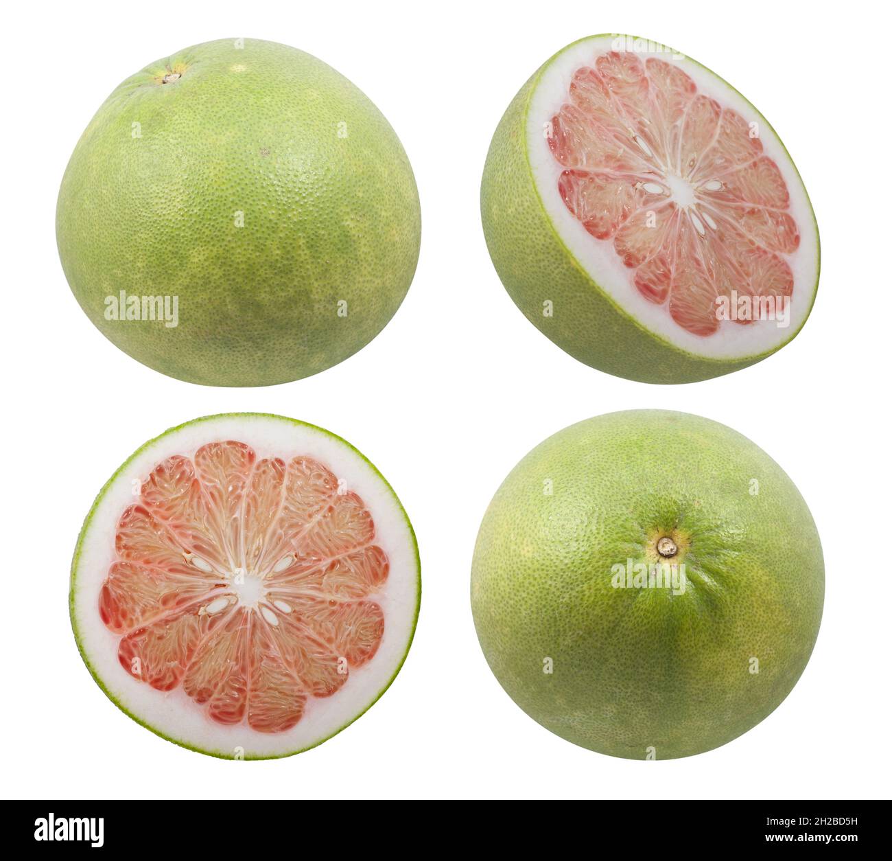 Grape fruit or Pomelo fruit isolated on white background Stock Photo ...