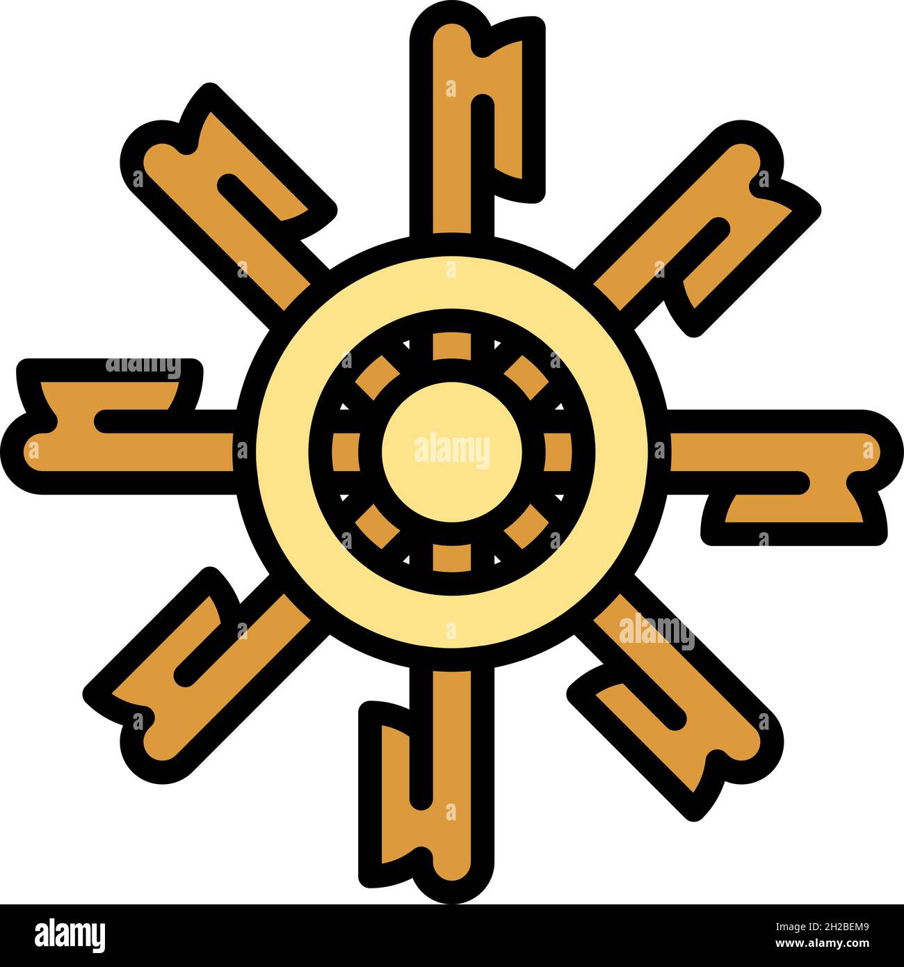 Old watermill ruins Stock Vector Images - Alamy