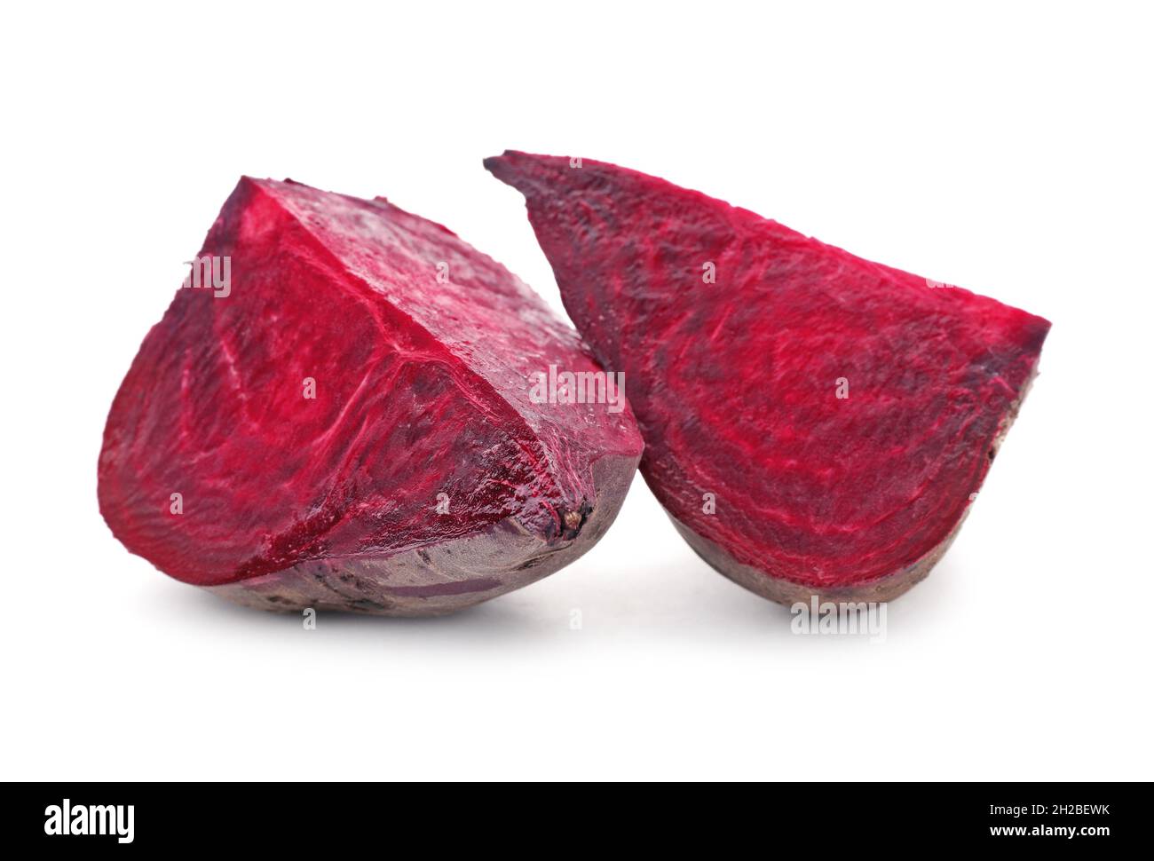 Cut beet on white background. Taproot vegetable Stock Photo - Alamy