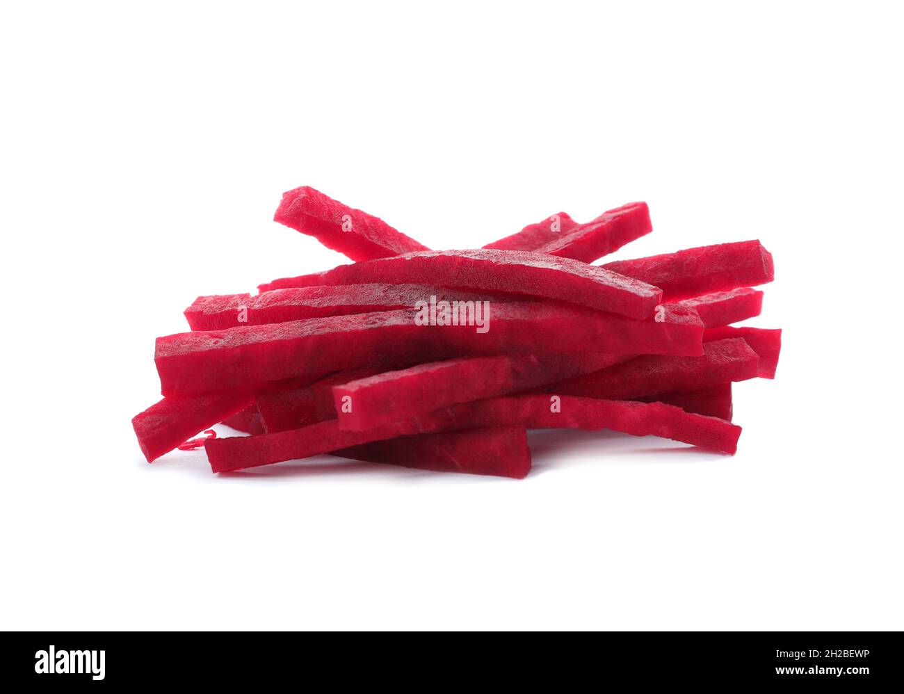 Cut beet on white background. Taproot vegetable Stock Photo - Alamy