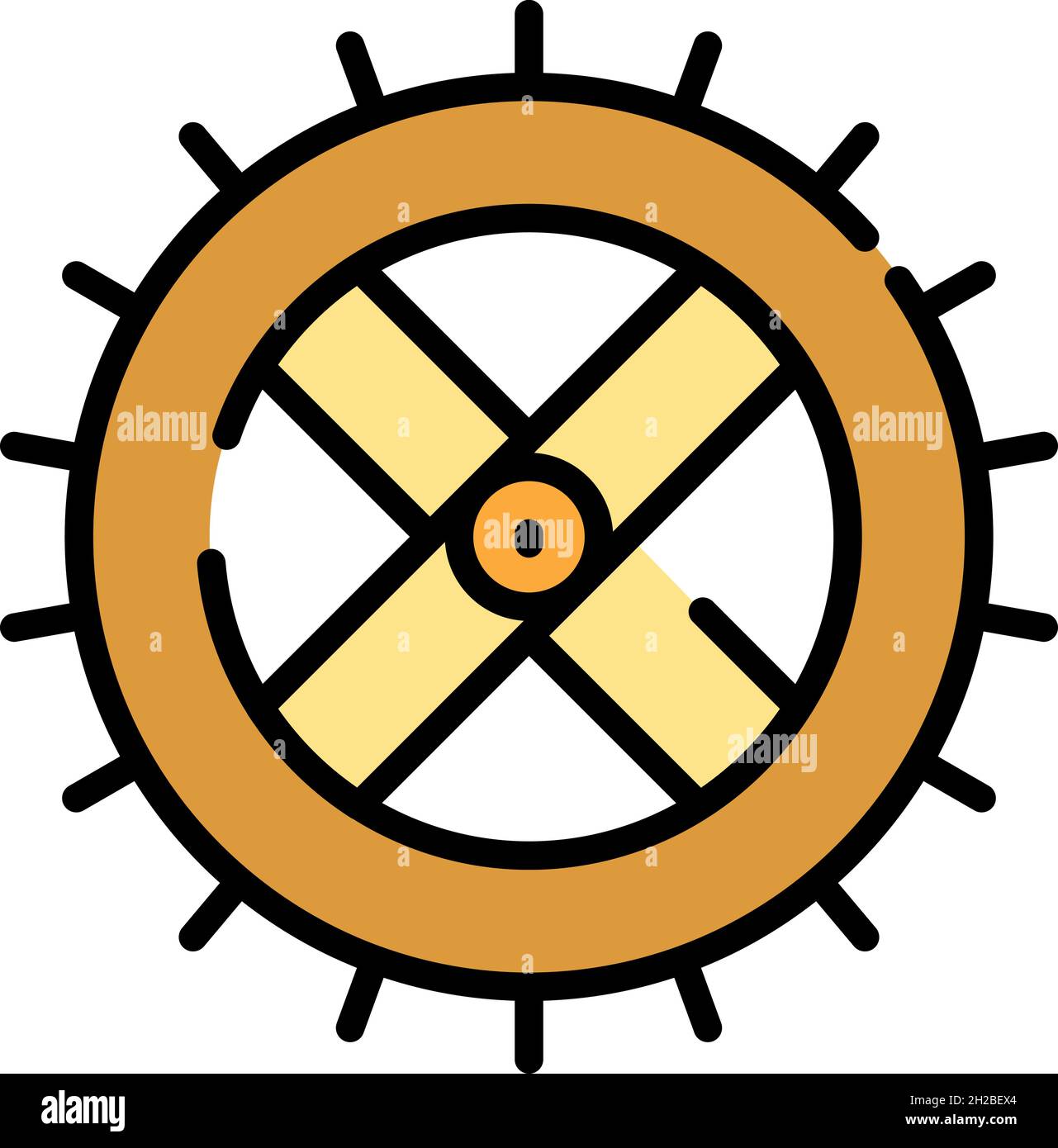 Waterwheel mill isolated hi-res stock photography and images - Alamy