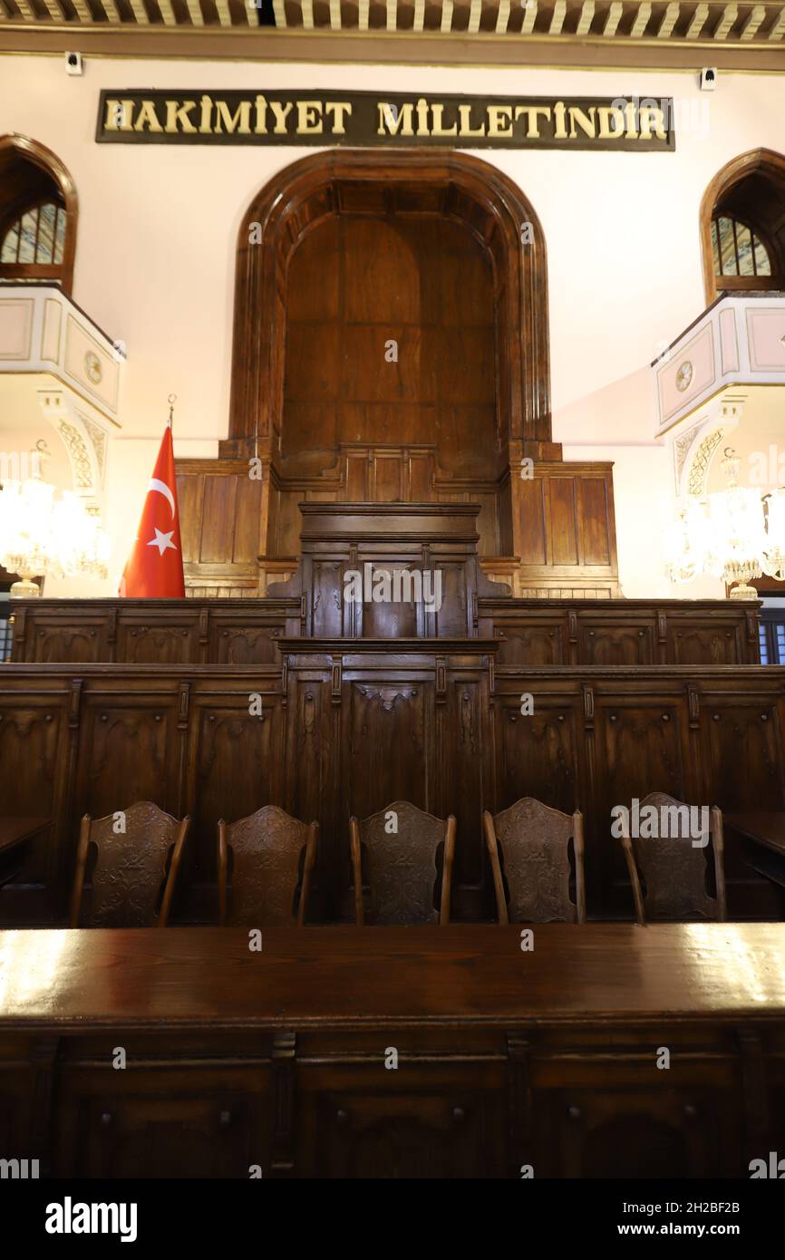 Republic Museum, Grand National Assembly in Ankara City, Turkey Stock ...