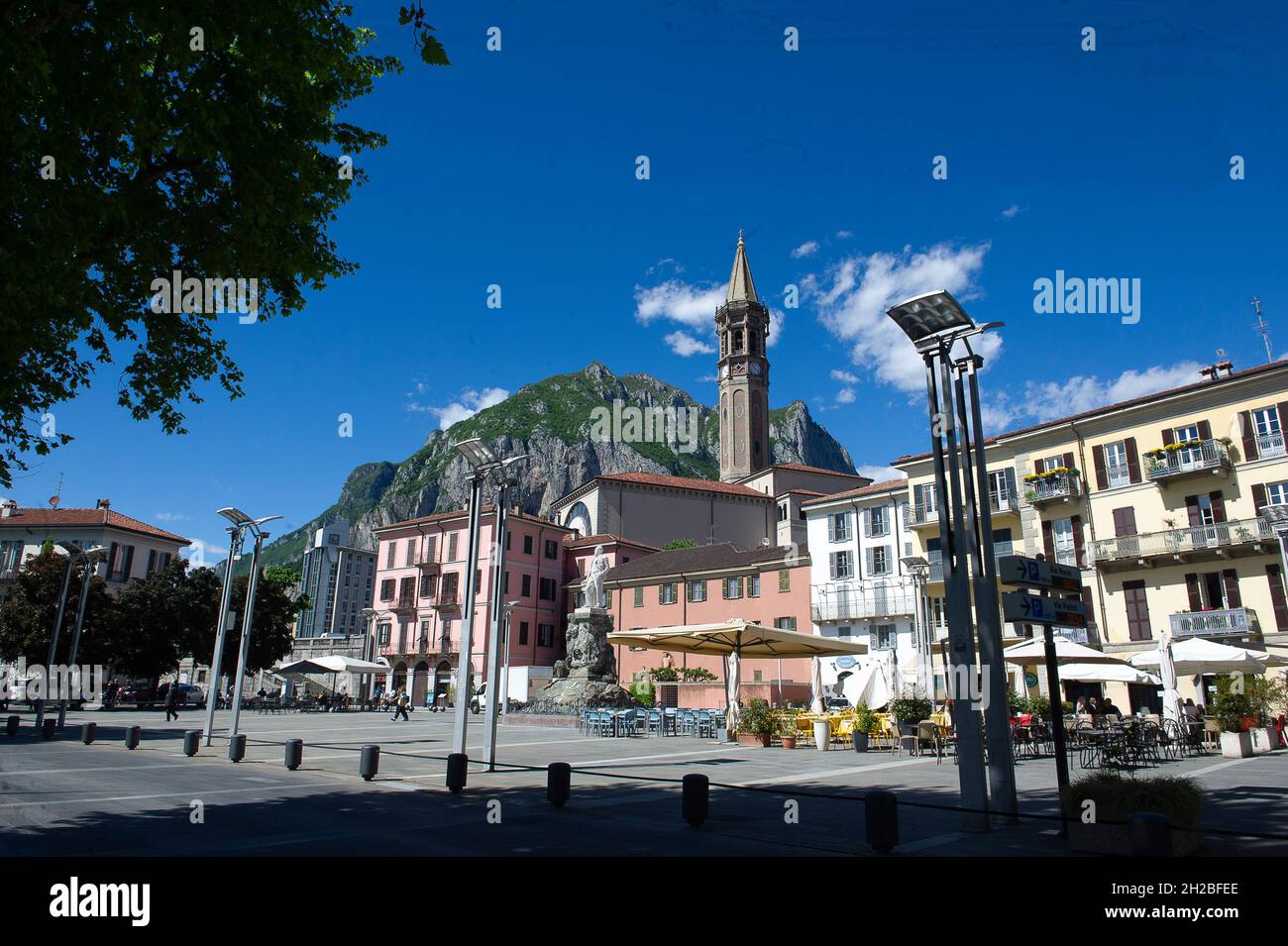 Europe Italy, Lombardy, Lake Como, Lecco city Stock Photo - Alamy