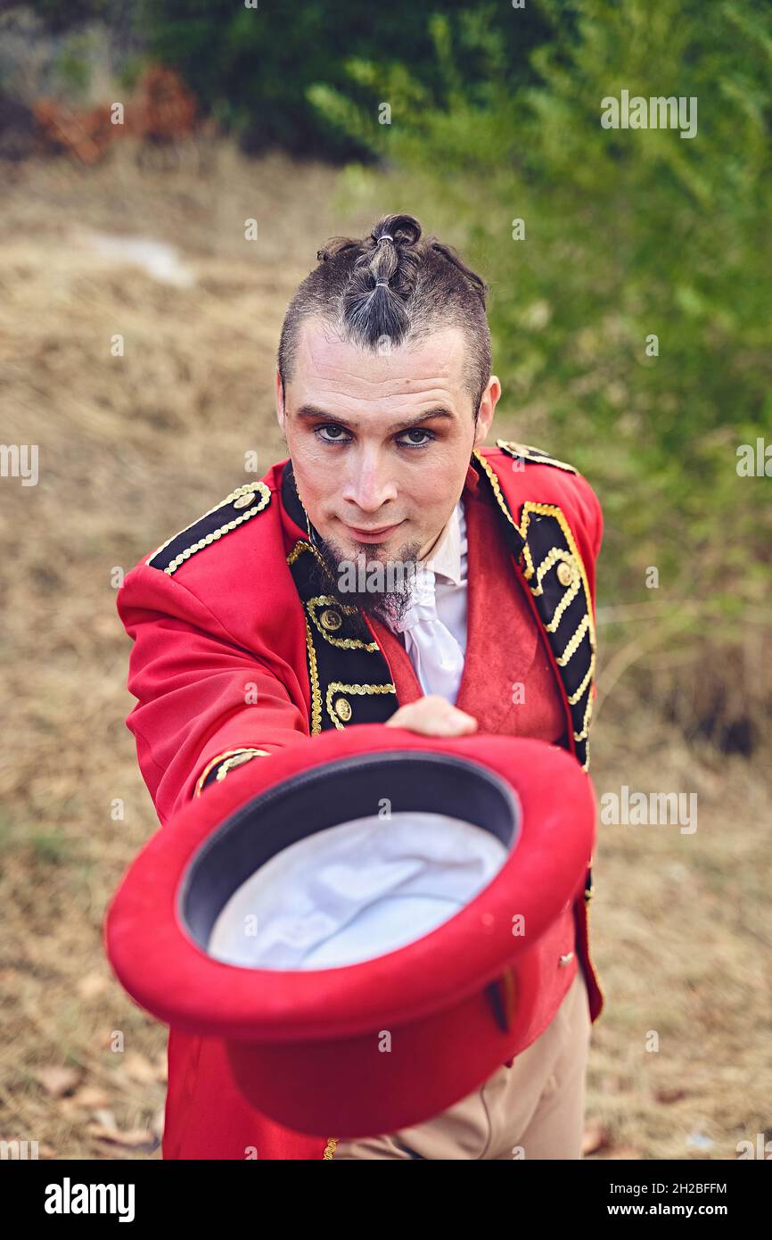 Red fancy costume hi-res stock photography and images - Alamy