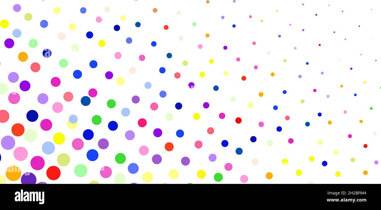 pattern with colorful dots Stock Photo - Alamy