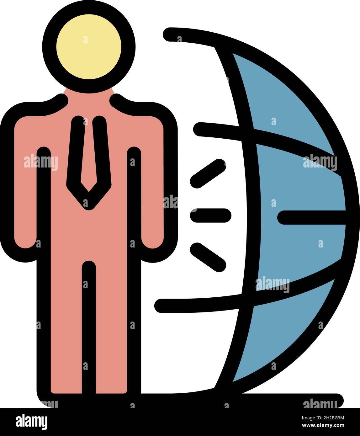 Financial advisor communication icon hi-res stock photography and ...