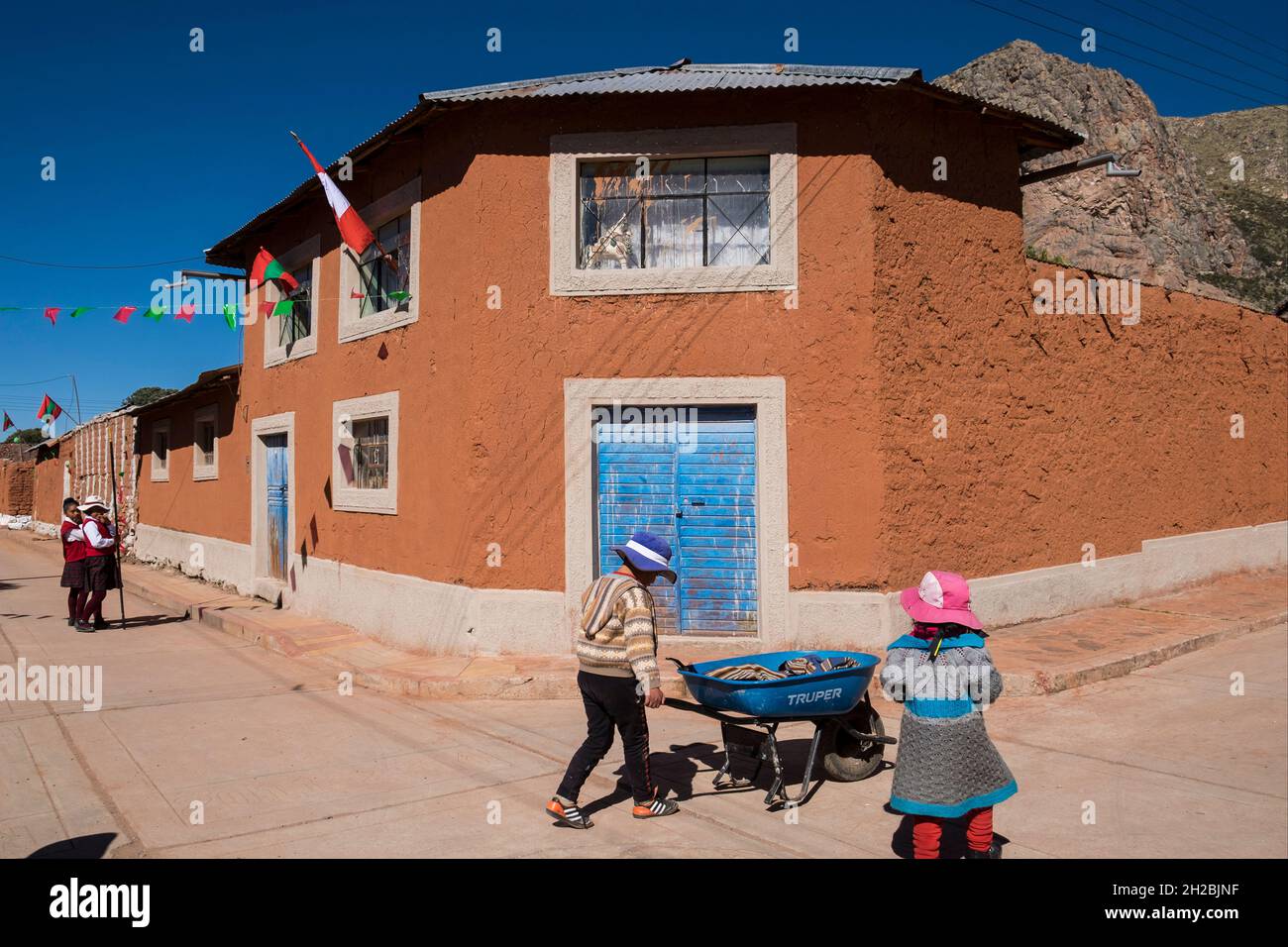 peru, pucara, daily life Stock Photo - Alamy