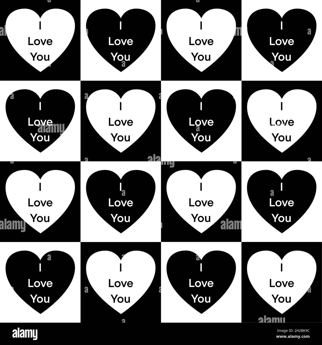 Symbols valentines day Black and White Stock Photos & Images - Alamy