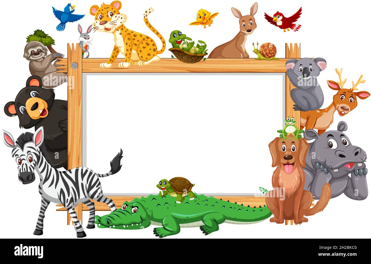 Frame various african animals hi-res stock photography and images - Alamy