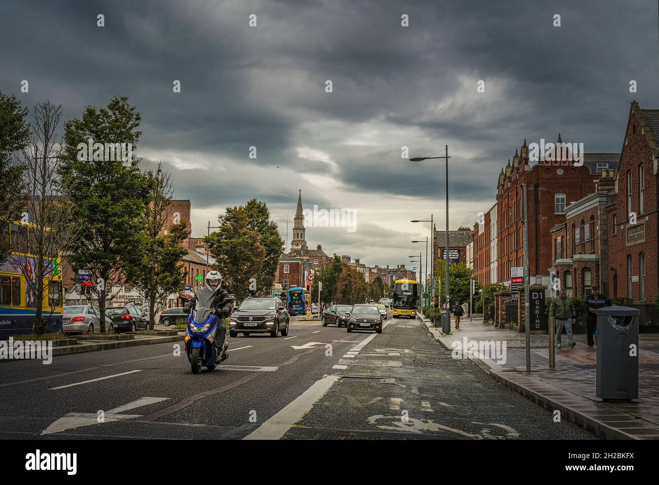 Dorset Street, central Dublin, Ireland Stock Photo - Alamy