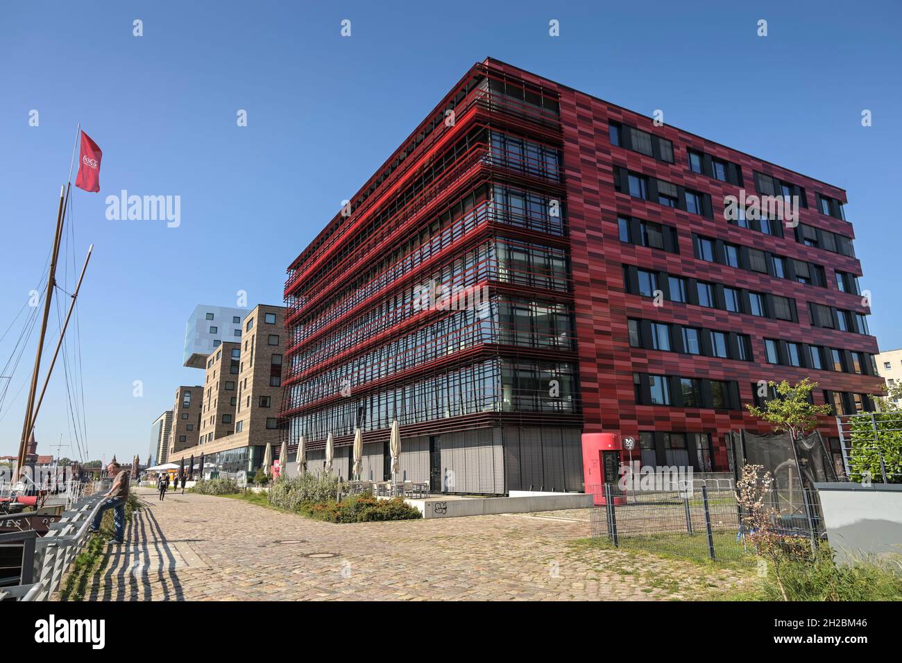 Coca Cola Haus, Osthafen, Friedrichshain, Berlin, Deutschland Stock ...